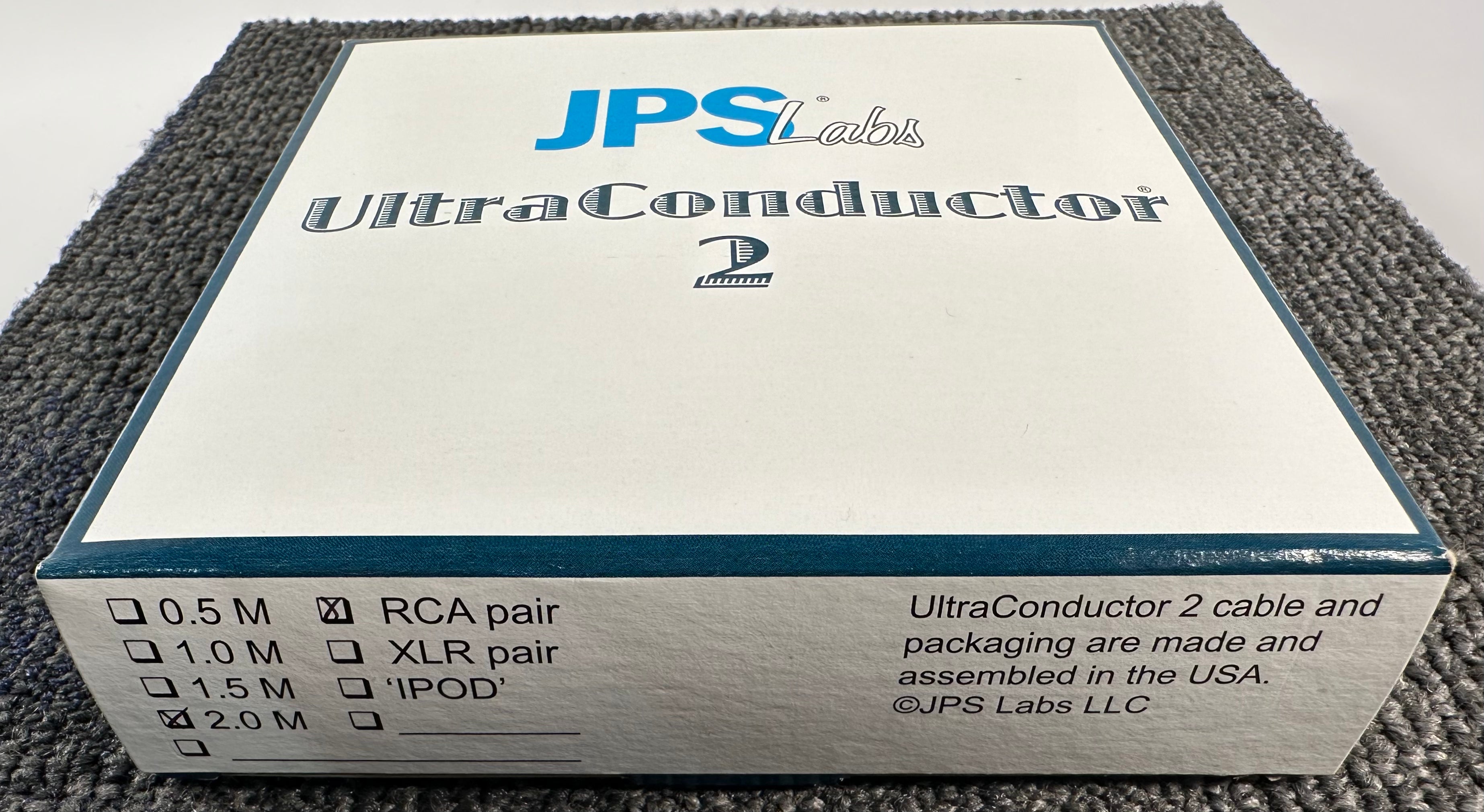 JPS Labs Ultra Conductor 2 RCA Interconnects Pair 2.0 Meter NEW ...
