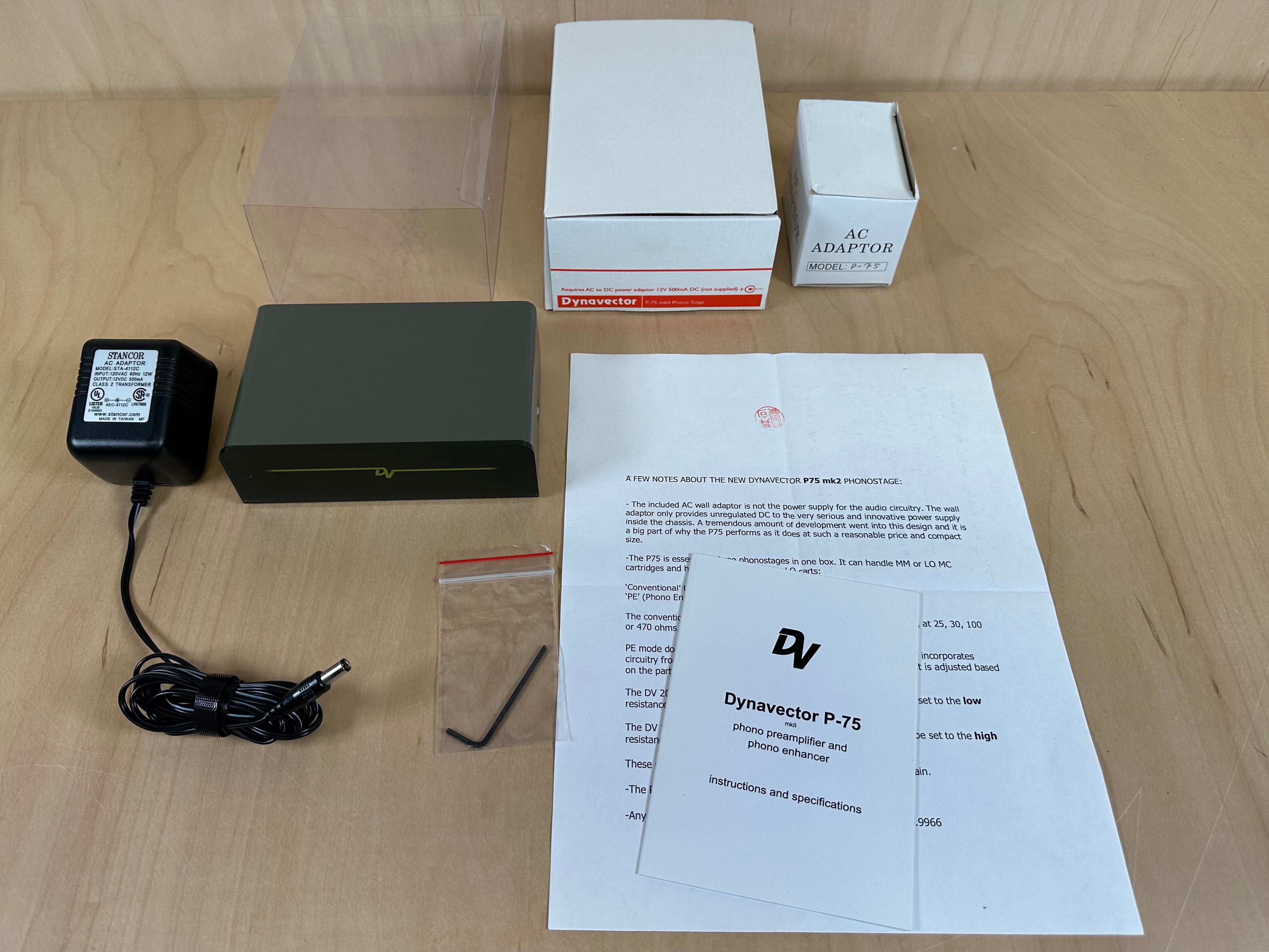 Dynavector P-75 mkII MM / MC Phono Stage Preamp w/Power Supply – Record ...