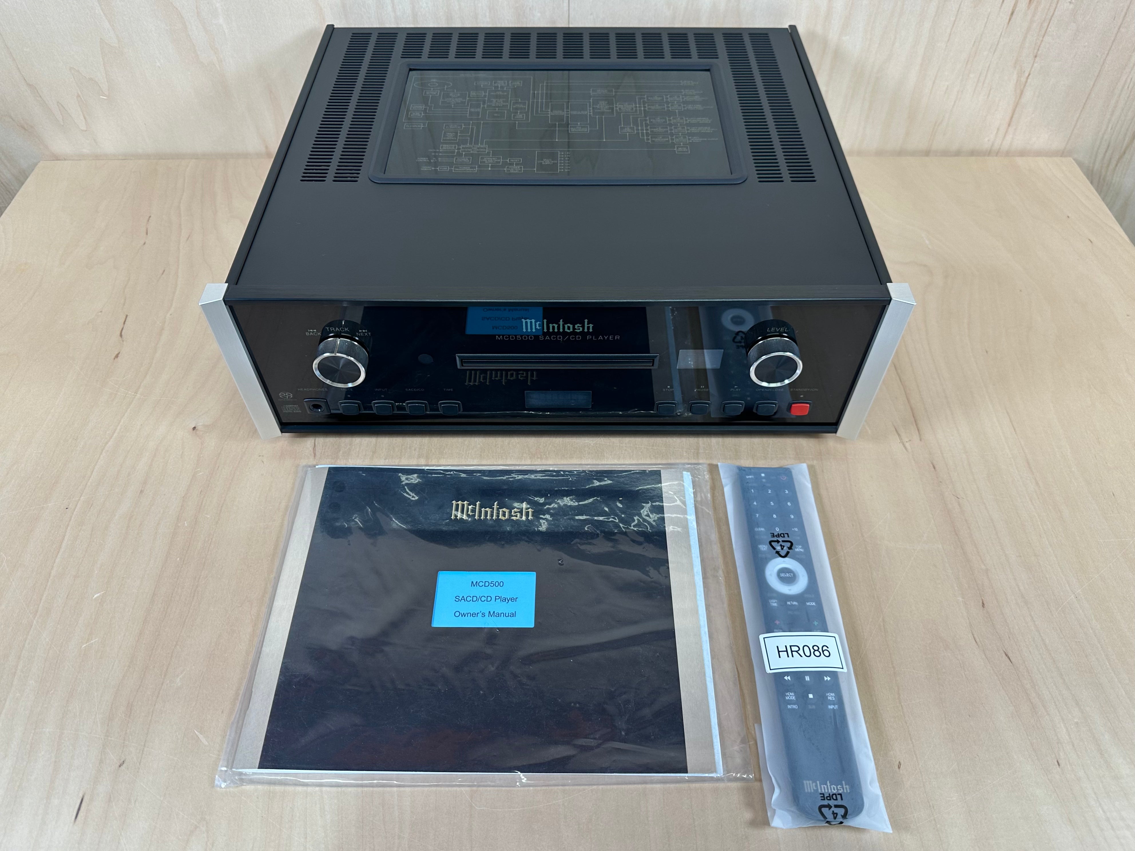 McIntosh MCD 500 SACD/CD Player w/Remote, Box, Serviced – Record Mart HiFi