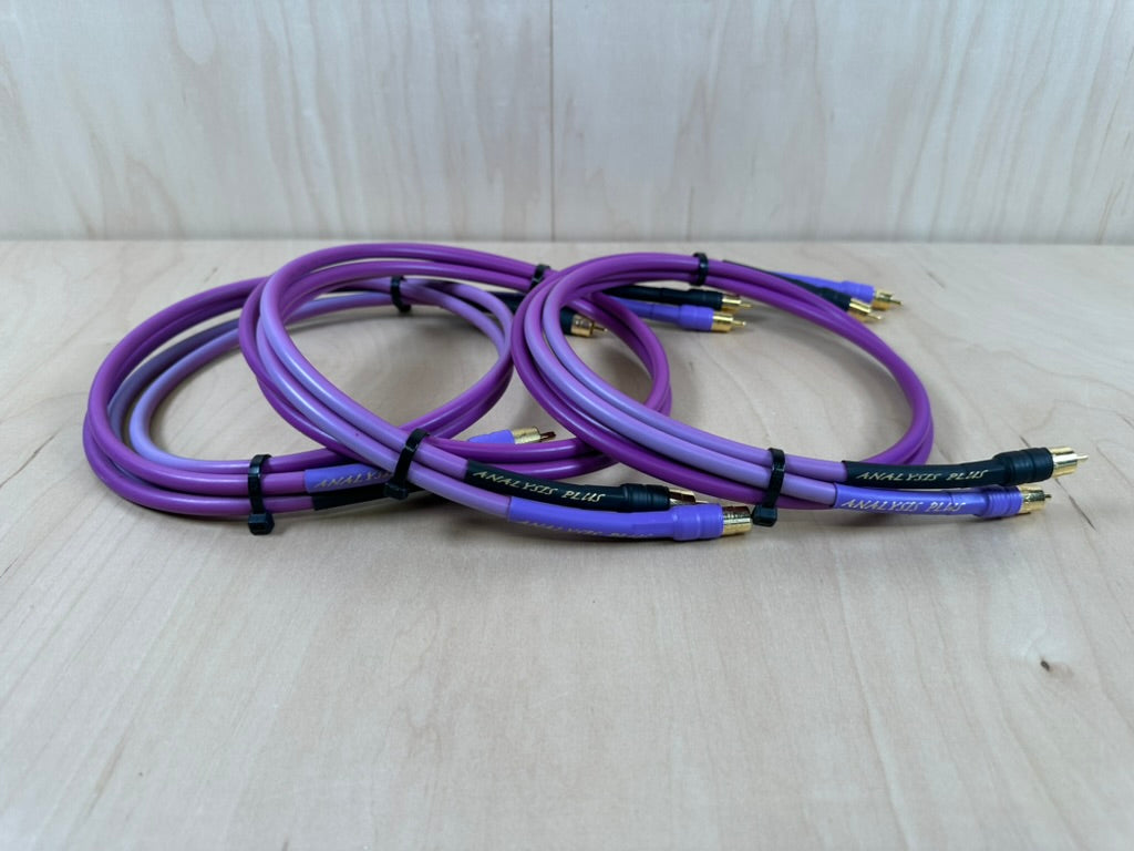 Analysis Plus Oval One Interconnects 1 Meter Pair – Record Mart HiFi