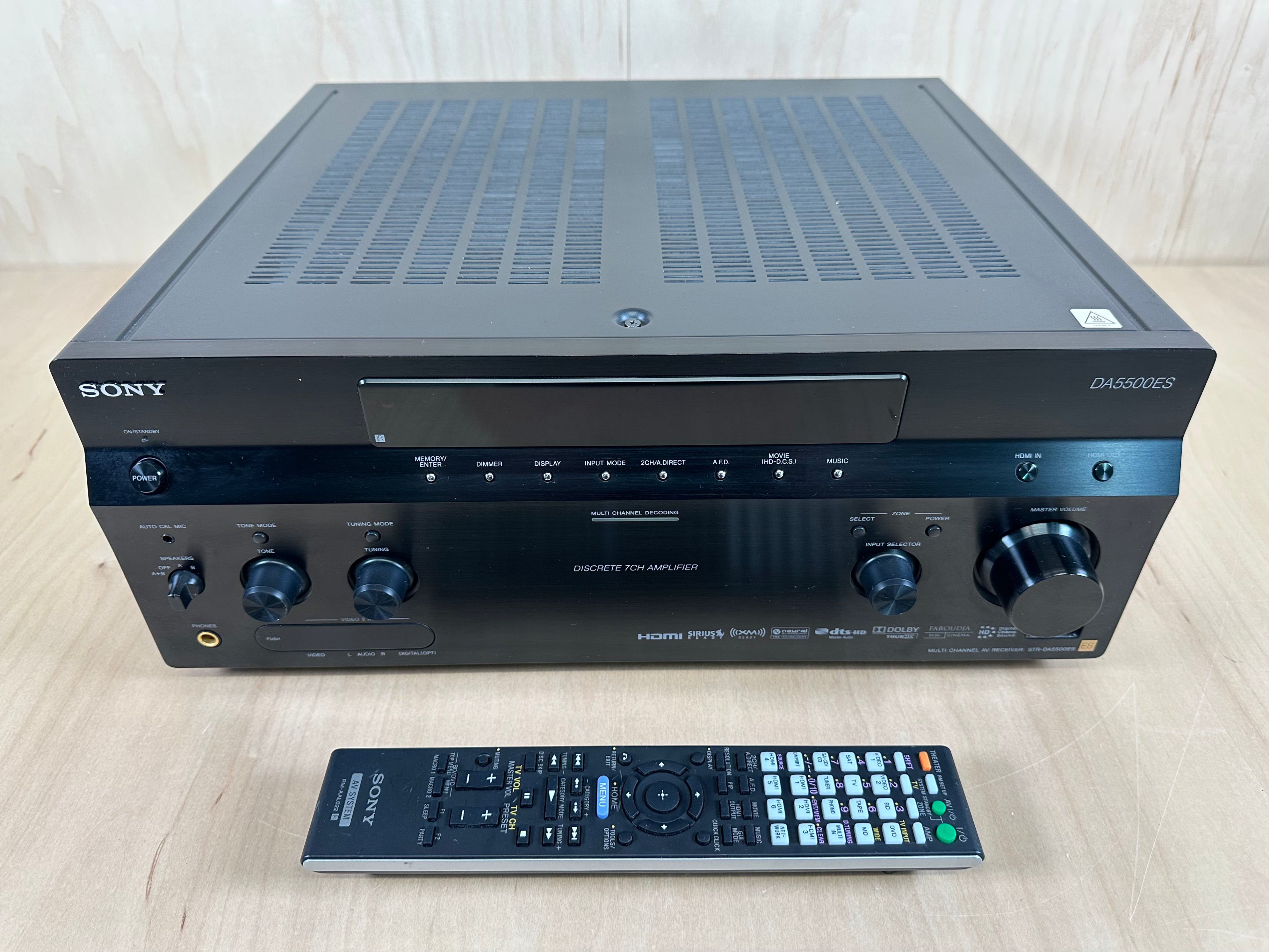 Sony STR-DA5500ES 7.1 Channel AV Receiver Bundle – Record Mart HiFi