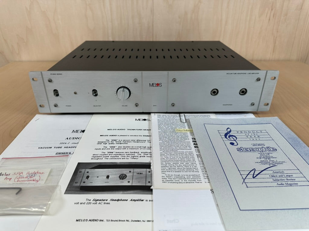 Melos SHA-1 Line Stage Preamp/Headphone Amplifier – Record Mart HiFi