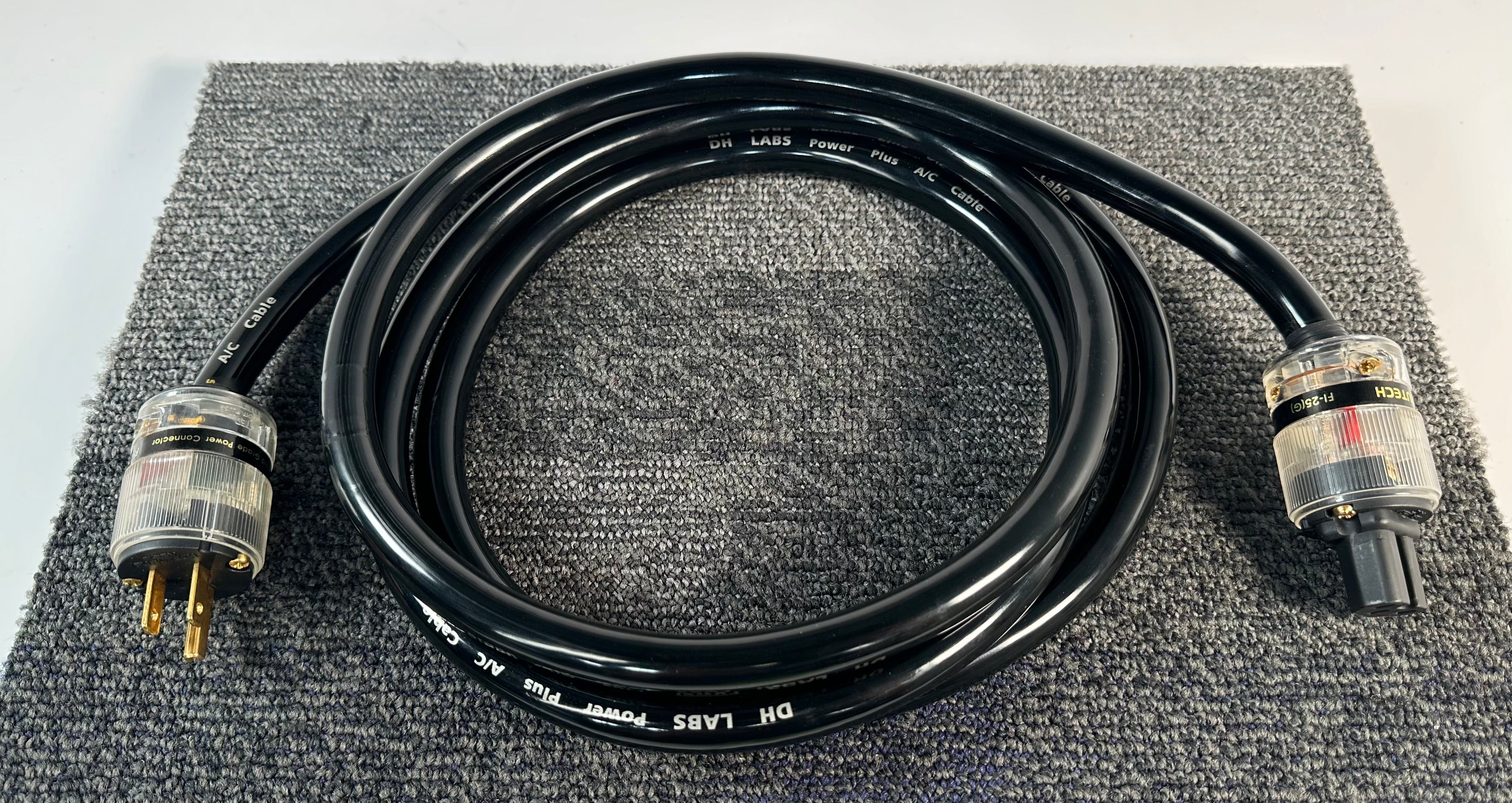 DH Labs Power Plus A/C Cable w/Furutech Plugs 2.5 Meters – Record Mart HiFi