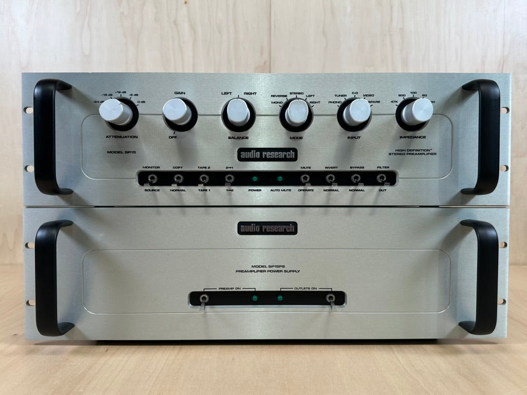 Audio Research SP15 Hybrid Tube Preamplifier Serviced w/Factory Boxes ...