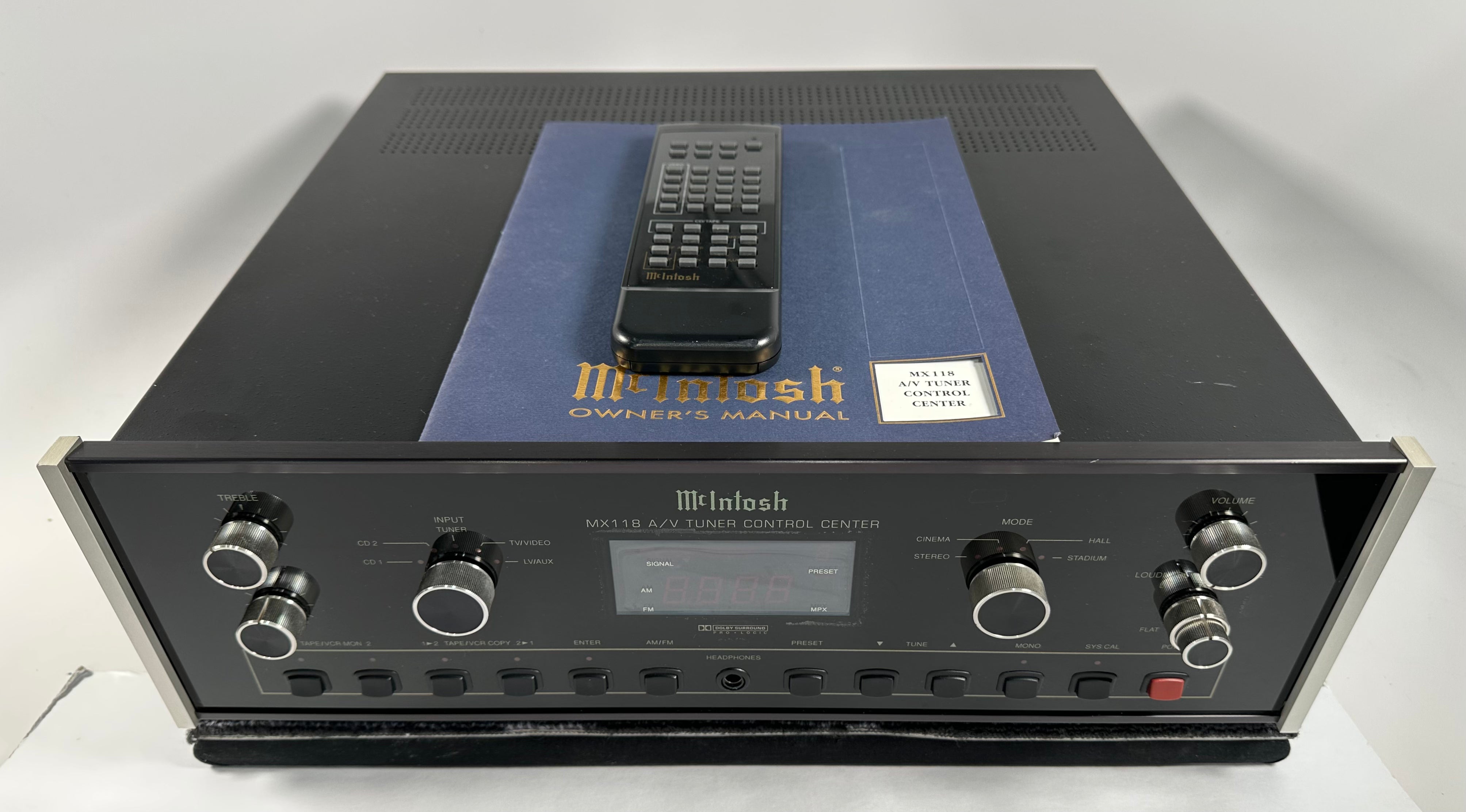 Mcintosh MX118 A/V Tuner Control Center w/Original Remote – Record Mart ...