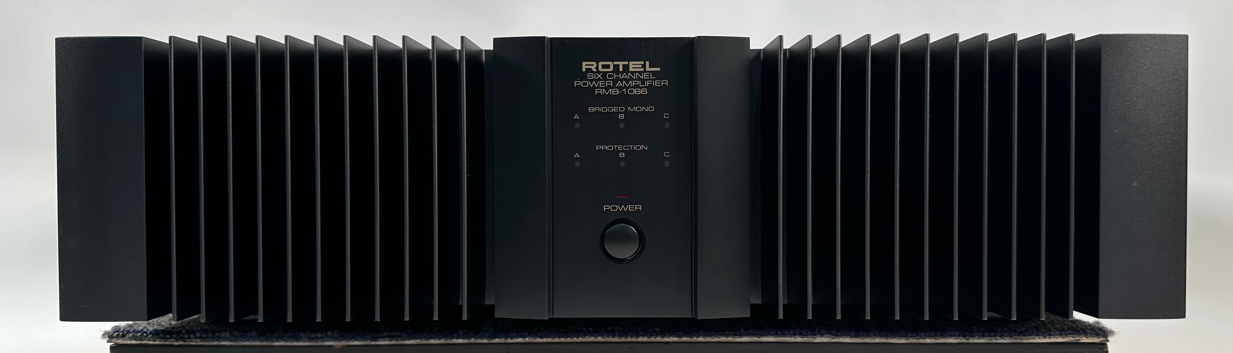 Rotel RMB-1066 Six Channel Amplifier All Black Version – Record Mart HiFi