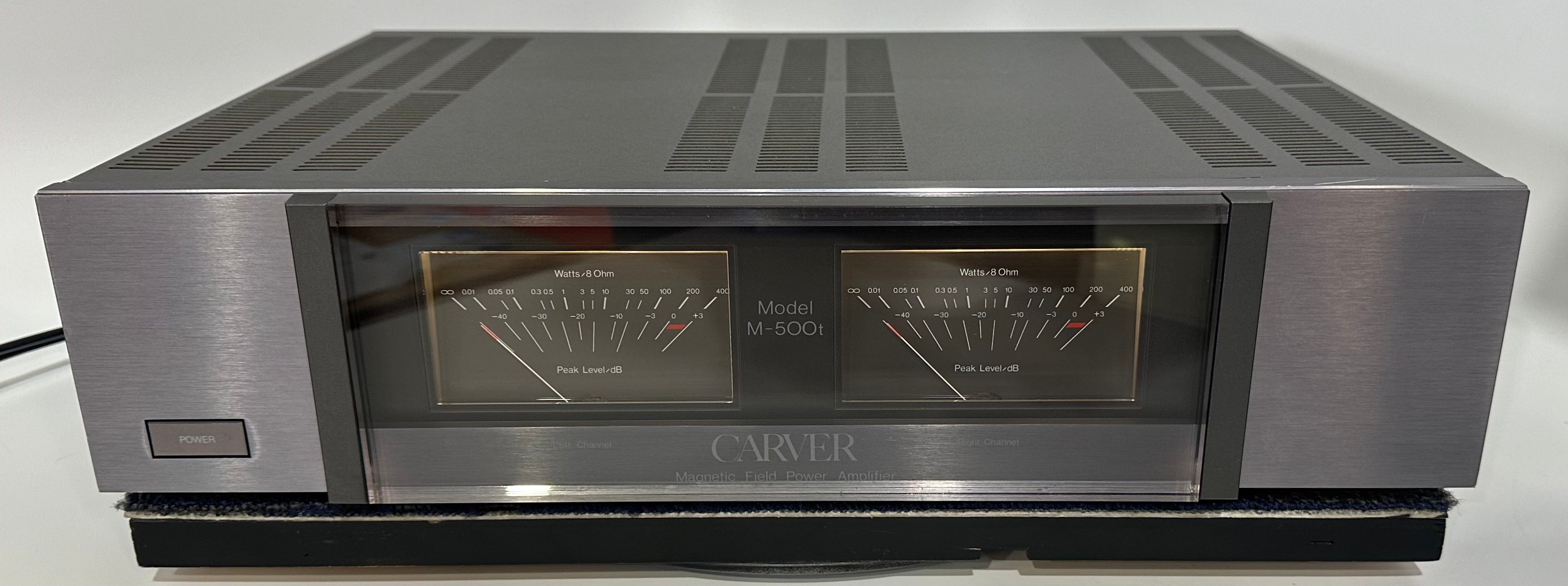 Carver M-500T Magnetic Field Power Amplifier – Record Mart HiFi