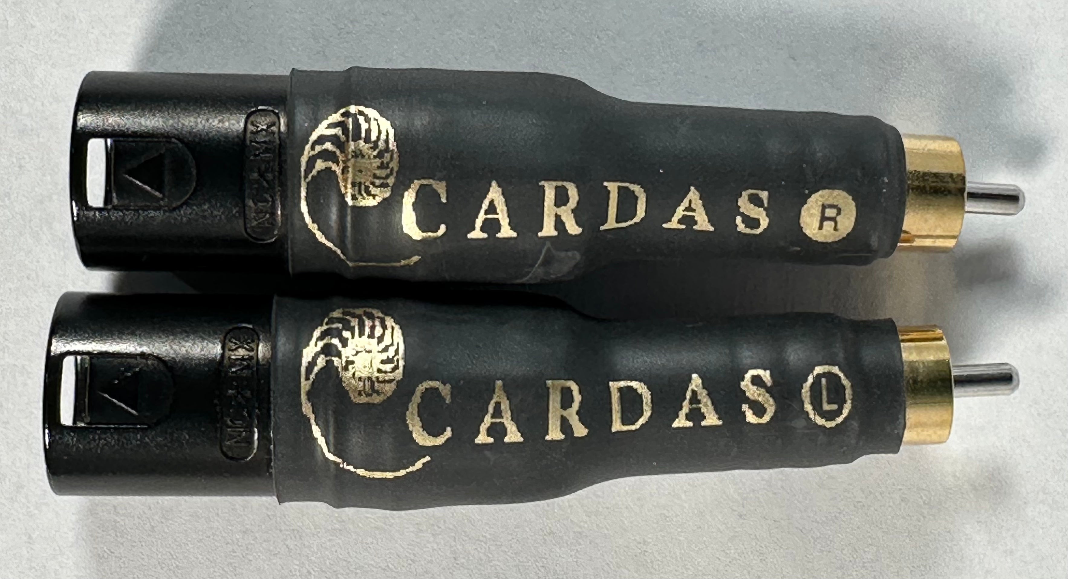 Cardas Male XLR to RCA Plug Adapter Pair – Record Mart HiFi