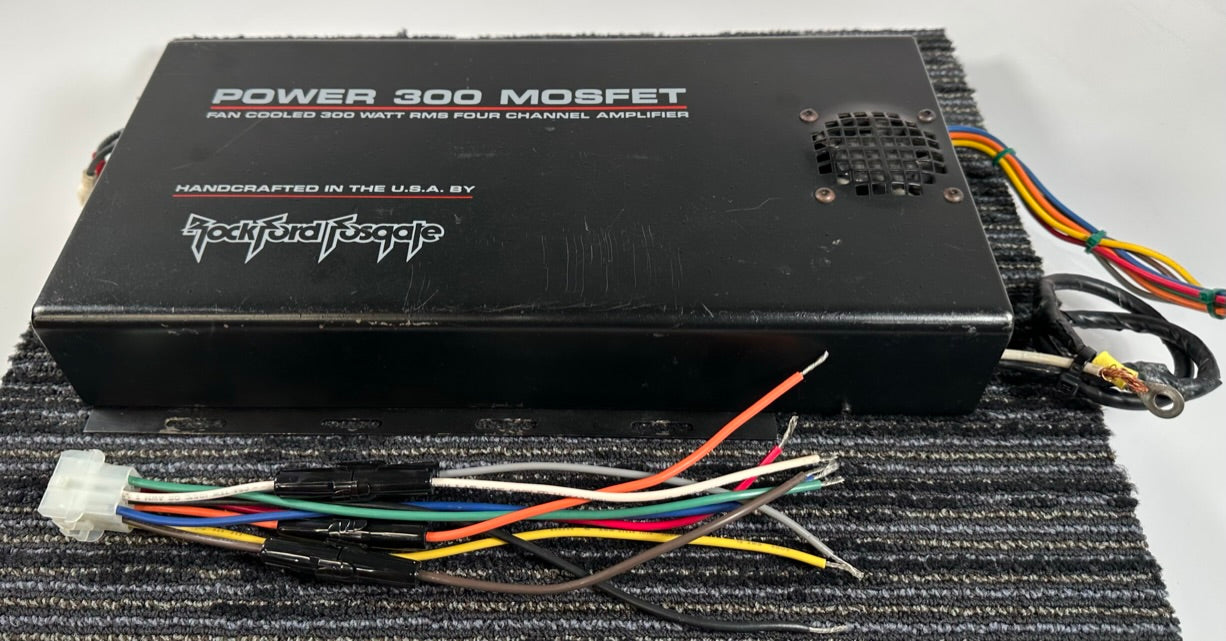 Rockford Fosgate Power 300 Mosfet 4 Channel Old School Power Amplifier ...