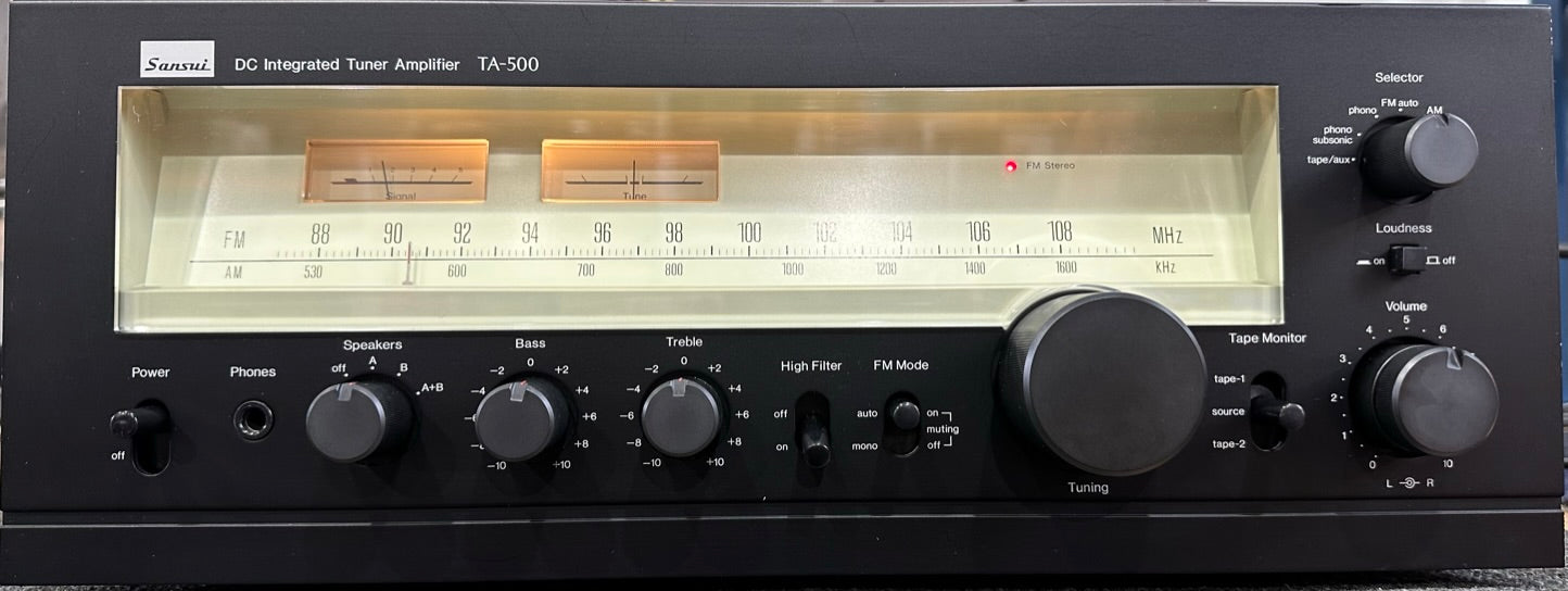Sansui TA-500 DC Integrated Tuner Amplifier – Record Mart HiFi