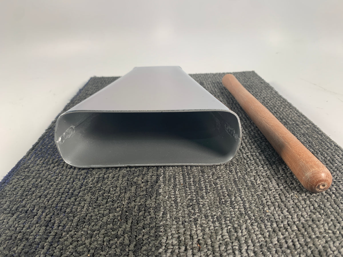 Hand Held Cowbell Chrome w/Pouch And Beater Stick – Record Mart HiFi