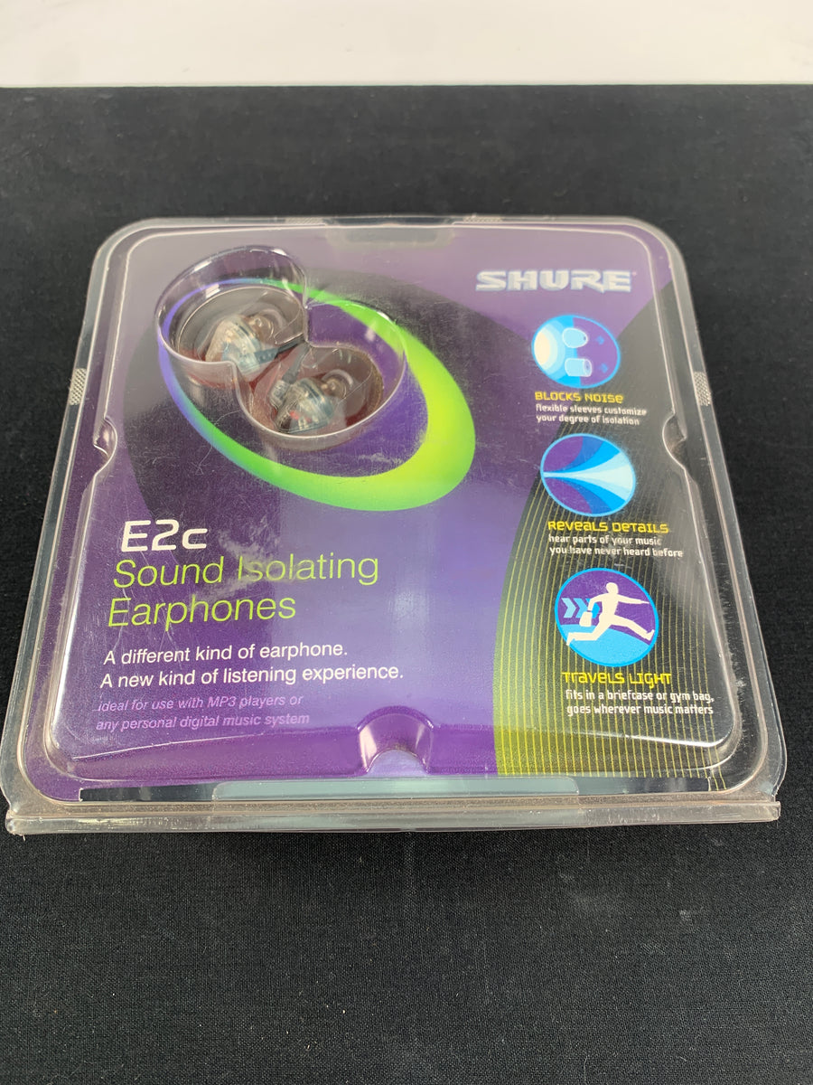 SHURE E2c SOUND ISOLATING EARPHONES – Record Mart HiFi