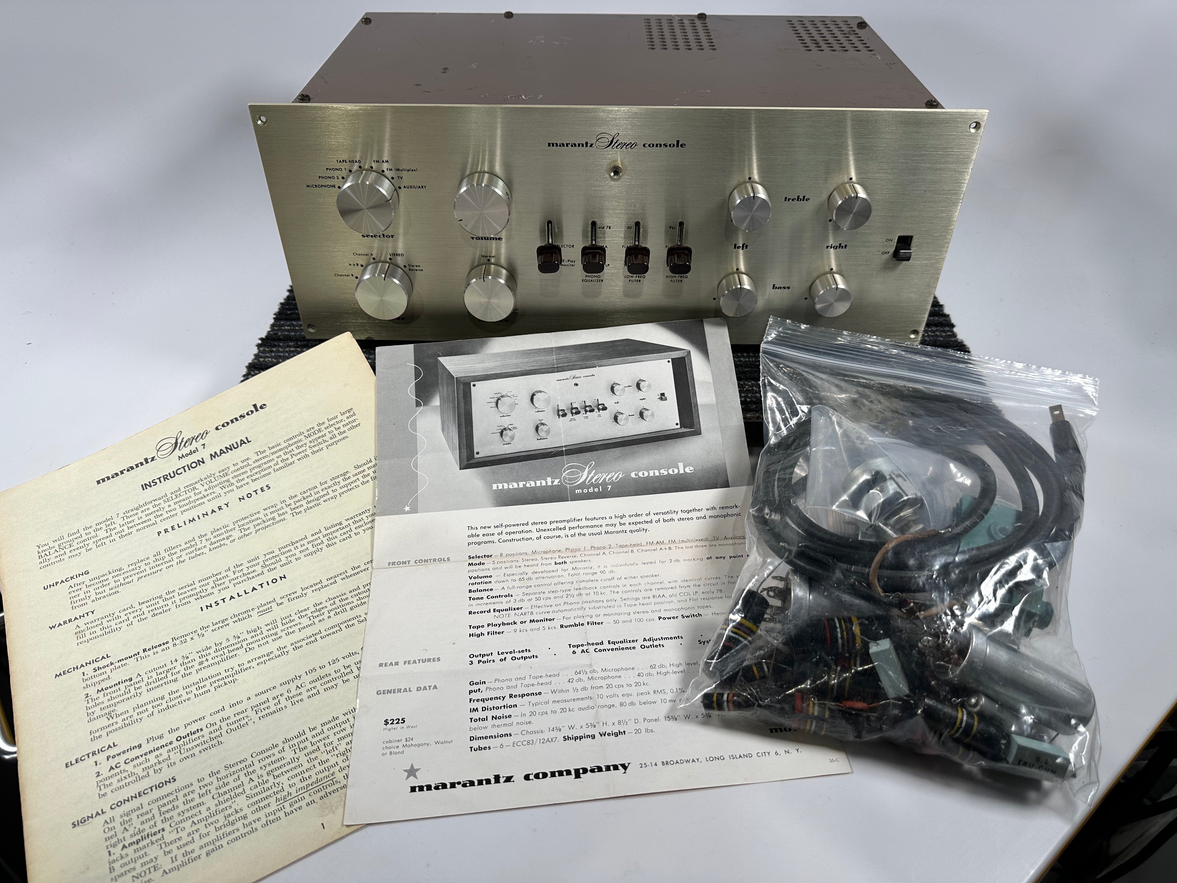 Marantz Model 7 Tube Preamplifier Fully Restored – Record Mart HiFi